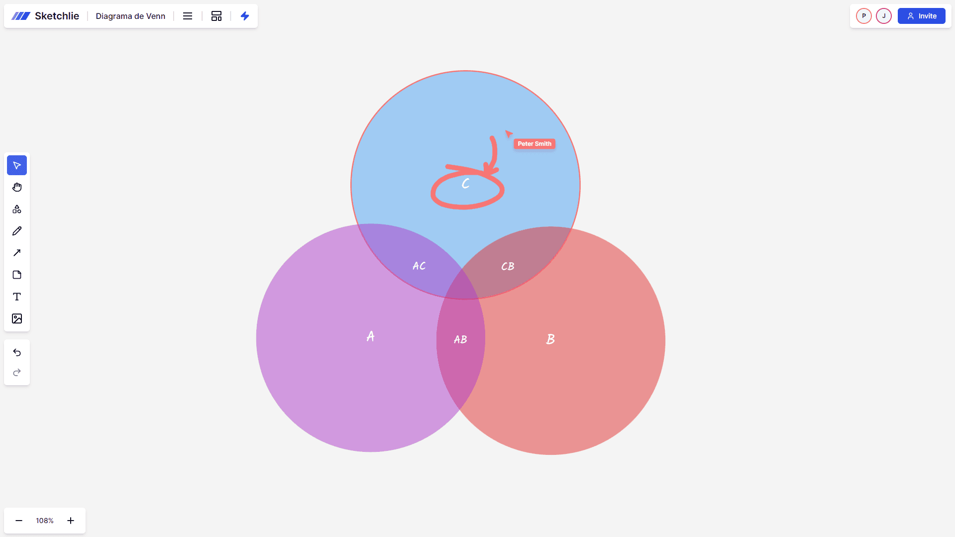 Creador de Diagramas de Venn Online | Sketchlie